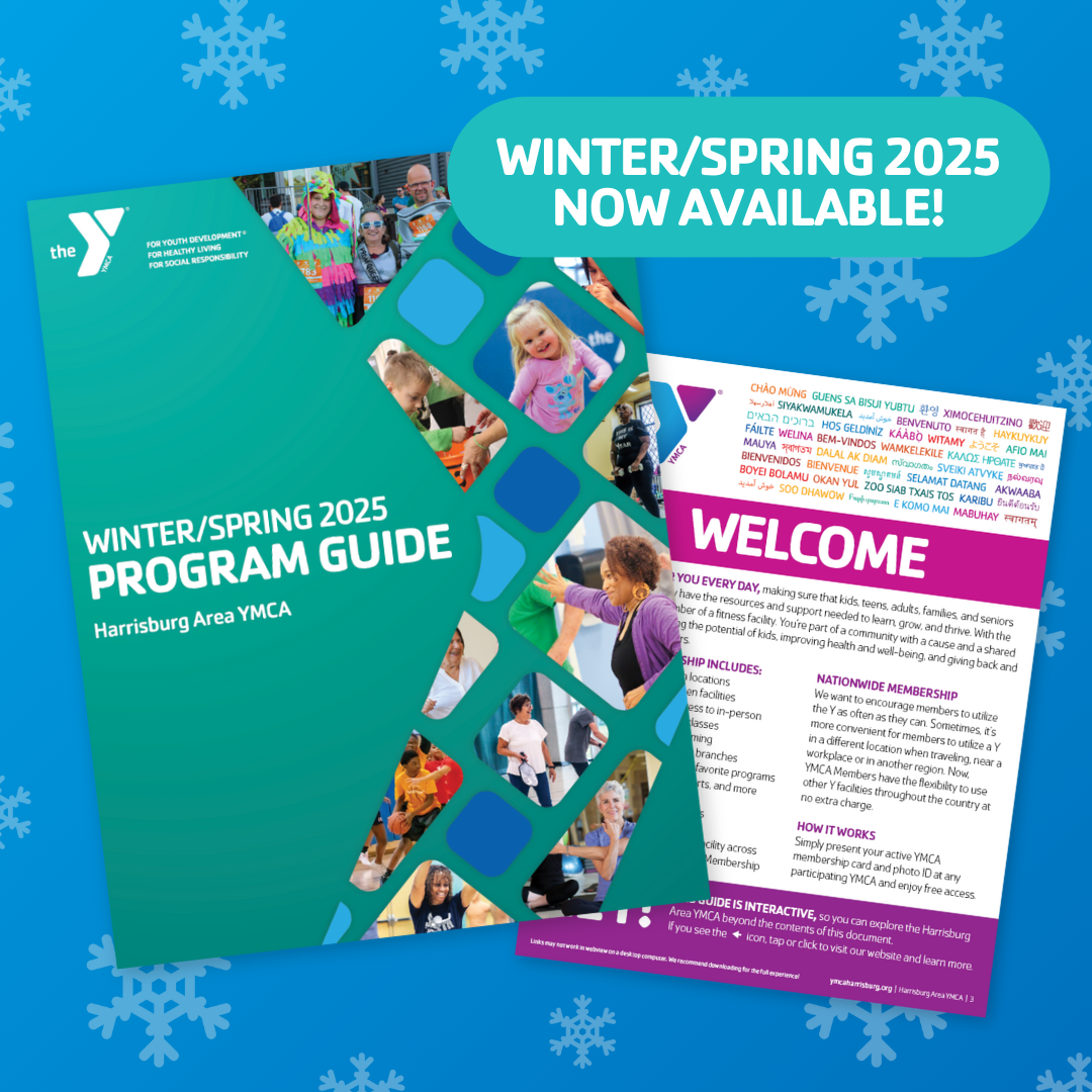 Winter/Spring 2025 Program Guide Now Available | Harrisburg Area YMCA
